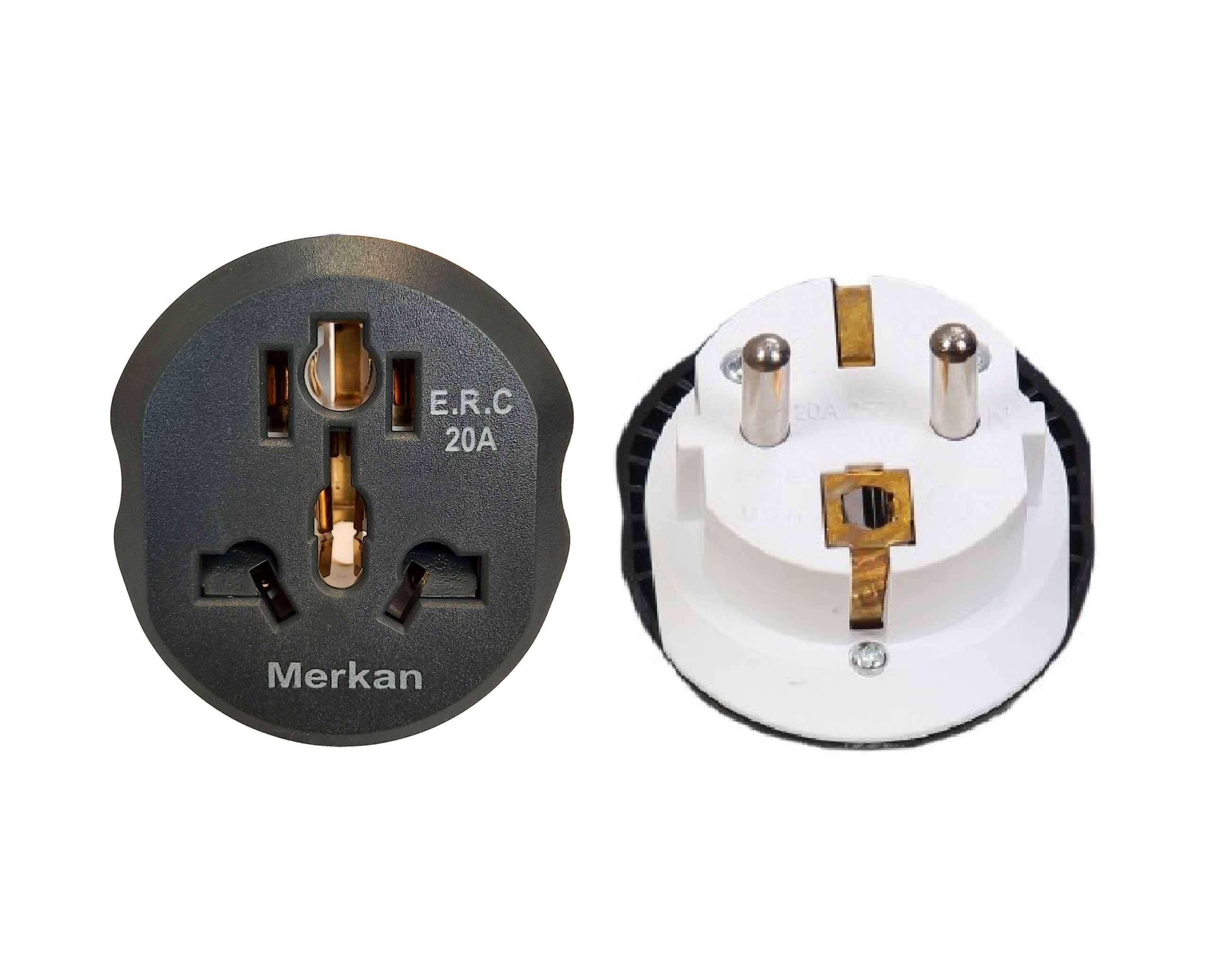 مبدل 3 به 2 برق MERKEN - موبولند - سرزمین الکترونیک و لوازم جانبی