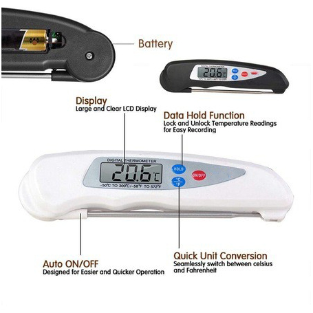 دماسنج میله ای تاشو HY-2702 - سرزمین لوازم جانبی و الکترونیک و گجت های ترند