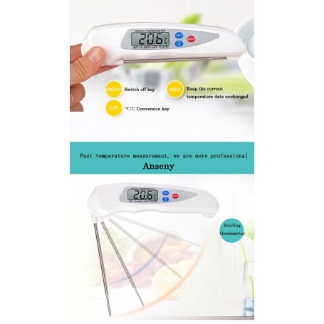 دماسنج میله ای تاشو HY-2702 - سرزمین لوازم جانبی و الکترونیک و گجت های ترند